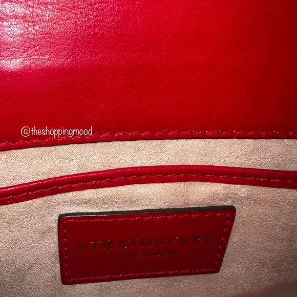 Strathberry | Bags | Strathberry Red Mc Nano Crossbody Bag | Poshmark